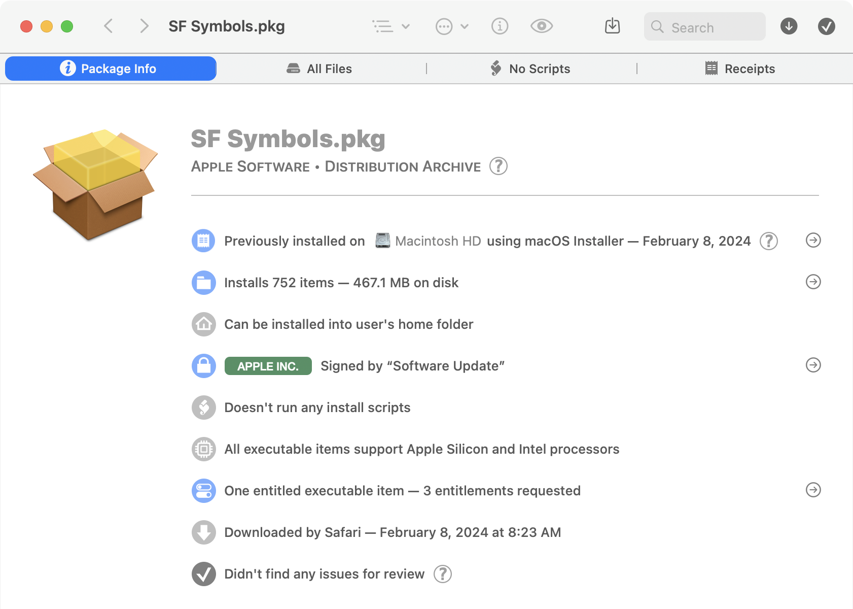 Suspicious Package | User Guide